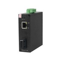 China Industrial PoE Switch with 10/100M RJ45 and SC Fiber Port Compliant with IEEE 802.3af/at PoE Standard DIN Rail Mountable for sale