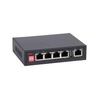 China 5-Port 10/100M Smart PoE Switch with AI PoE Watchdog and 250m Long-Distance Transmission for Ethernet PoE Switch Networks for sale