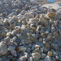 China Metallurgical Grade Fluorspar CaF2 70% In Bulk  Flux For Non Ferrous Metal Smelting And Refining for sale