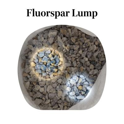 China Acid Grade Fluorspar Lump CaF₂ 97% with Low Impurities for Hydrofluoric Acid Production for sale