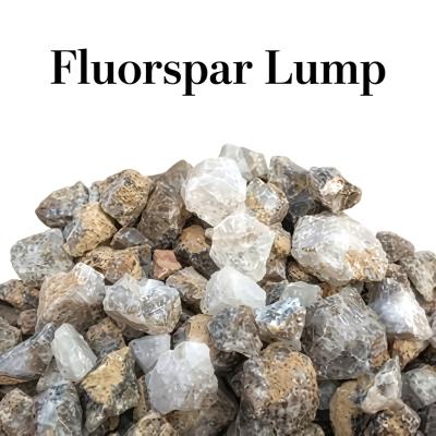 China 70% Purity Calcium Fluoride Lump with Low Silica Content and 5-10mm Particle Size for sale