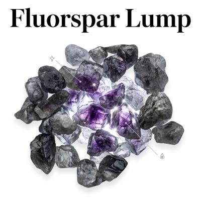 China High Purity Fluorspar Lump CaF2 95%-97%+ Impurities for Excellent Flux Performance in Steelmaking for sale