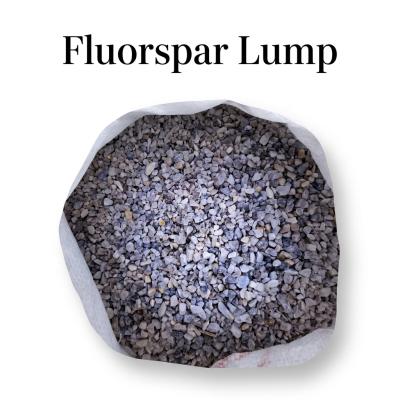 China Metallurgical Grade Fluorspar Lump CaF₂ 70-95% for Steelmaking Flux and Industrial Applications for sale