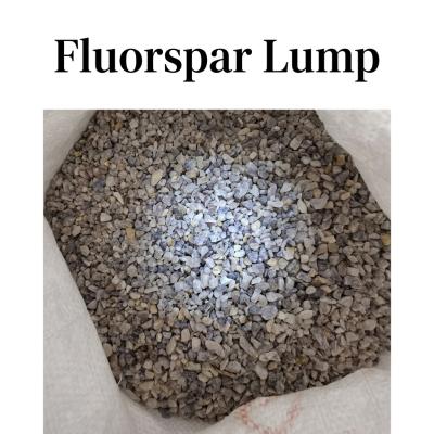 China Metallurgical Grade Fluorapar CaF2 90% 10-70mm In Stock for sale