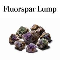 China Metallurgical Grade Fluorspar Lump CaF₂ ≥ 90% Fluorite Mineral Granules 10-20mm for sale