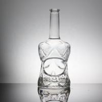 China Beauty Female Glass Bottle in Customized Shape for Wine Aficionados and Connoisseurs for sale