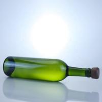 China 700ml Antique Green Glass Bottle for Spirits Rum Gin Oil and Beer Base Material Glass for sale