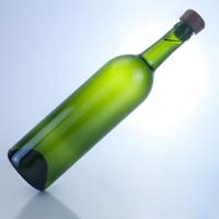 China 700ml Antique Green Glass Bottle for Spirits Rum Gin Oil and Beer Base Material Glass for sale