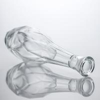 China Unique Cork-Capped Super Flint Glass Bottle for Whisky Vodka Tequila Gin Rum for sale