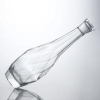 China Unique Cork-Capped Super Flint Glass Bottle for Whisky Vodka Tequila Gin Rum for sale
