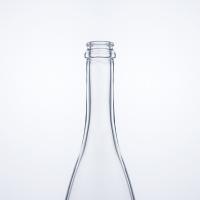China Glass Cork Sealed Super Flint Spear Spirit Bottle for Whisky Vodka Tequila Gin Rum for sale