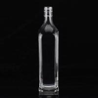 China 500ml Square Glass Bottle of Extra Virgin Olive Oil with Customized Surface Handling for sale