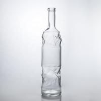 China Clear Super Flint Glass Bottles 750ml for Gin Rum Whisky and Wine – Custom Design for sale