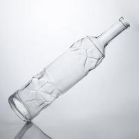 China Clear Super Flint Glass Bottles 750ml for Gin Rum Whisky and Wine – Custom Design for sale