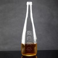 China Glass Collar Olive Oil Packaging Bottles with Polygonal Design and Cork Cap Closure for sale