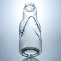 China Glass Products Decal Glass Jars for Buffalo Milk Drinks and Spice Vanilla Flavoring for sale