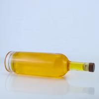 China Clear or Customized Glass Bottle Unique 700ml 750ml for Whiskey Tequila Brandy Rum Gin for sale