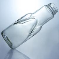 China Glass Products Decal Glass Jars for Buffalo Milk Drinks and Spice Vanilla Flavoring for sale