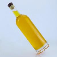 China Clear or Customized Glass Bottle Unique 700ml 750ml for Whiskey Tequila Brandy Rum Gin for sale