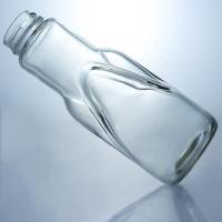 China Glass Products Decal Glass Jars for Buffalo Milk Drinks and Spice Vanilla Flavoring for sale