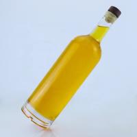 China Clear or Customized Glass Bottle Unique 700ml 750ml for Whiskey Tequila Brandy Rum Gin for sale
