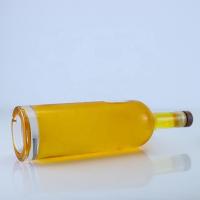 China Clear or Customized Glass Bottle Unique 700ml 750ml for Whiskey Tequila Brandy Rum Gin for sale