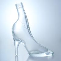 China Glass 350ml 500ml High Heel Shoe Shape Liquor Whiskey Red Wine Bottle for Bourbon Vodka for sale