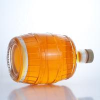 China 700ml 750ml Special Shaped Glass Bottle for Whiskey Tequila Brandy Rum Gin Glass Collar for sale