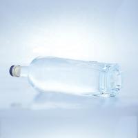 China Glass Collar Glass Bottle For Alcoholic Beverages 750 ml with Cork Sealing Flint Empty for sale