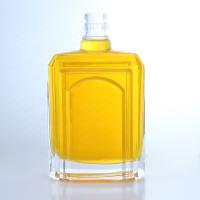 China Customized 375ml 500ml 700ml750ml Super Flint Glass Bottle for Gin Vodka Tequila Rum for sale