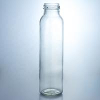 China Metal Screw Cap 150ml 250ml 350ml 500ml Clear Glass Bottle for Cold Pressed Juice for sale
