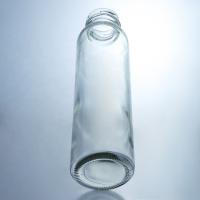 China Metal Screw Cap 150ml 250ml 350ml 500ml Clear Glass Bottle for Cold Pressed Juice for sale