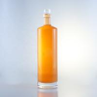 China 750 ml Sealing Type Cork Extra Flint Chinese Beverage Glass Packing Bottles For Vodka for sale