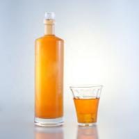 China 750 ml Sealing Type Cork Extra Flint Chinese Beverage Glass Packing Bottles For Vodka for sale