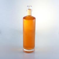 China 750 ml Sealing Type Cork Extra Flint Chinese Beverage Glass Packing Bottles For Vodka for sale