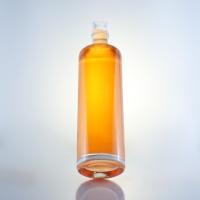 China 750 ml Sealing Type Cork Extra Flint Chinese Beverage Glass Packing Bottles For Vodka for sale