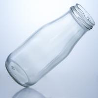China 250ml Glass Food Jar for Milk Juice Sealing Type SCREW CAP Body Material Glass for sale