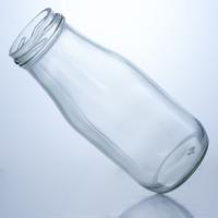 China 250ml Glass Food Jar for Milk Juice Sealing Type SCREW CAP Body Material Glass for sale