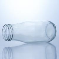 China 250ml Glass Food Jar for Milk Juice Sealing Type SCREW CAP Body Material Glass for sale