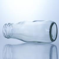 China 250ml Glass Food Jar for Milk Juice Sealing Type SCREW CAP Body Material Glass for sale