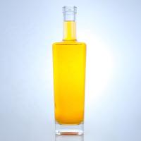 China Acceptable Customer's Logo Luxury Glass Bottle for Vodka Whiskey Tequila Gin Brandy for sale