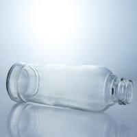 China Glass Bottle with Metal Lid Food Grade Best Seller Juice Milk Ketchup Salad Chili Sauce for sale