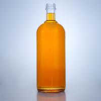 China 375ml 500ml 700ml 750ml 1000ml Glass Bottle for Liquor Spirit with Cork and Screw Top for sale