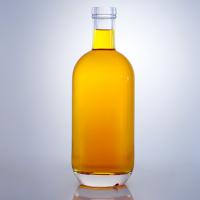 China 375ml 500ml 700ml 750ml 1000ml Glass Bottle for Liquor Spirit with Cork and Screw Top for sale