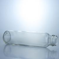 China Multifunctional Food Grade Juice Milk Ketchup Salad Chili Sauce Glass Bottle with Metal Lid for sale