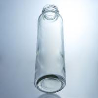 China Multifunctional Food Grade Juice Milk Ketchup Salad Chili Sauce Glass Bottle with Metal Lid for sale