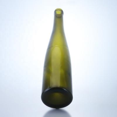China 500ml 700ml Flint Glass Bottle in Antique Green Color for Wine or Champagne Packaging for sale