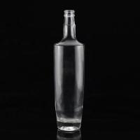 China SCREW CAP Sealing Type Flat Shoulder Glass Bottle for class Mexican Tequila Liquor Wine for sale