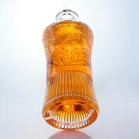 China Cap Type Cork 750ml 1000ml Clear Glass Bottle for Gin Rum Vodka Whisky Customized for sale