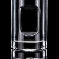China Customized Shape 750ml Vodka Glass Bottle with Cork Cap and Clear Finish in Round for sale
